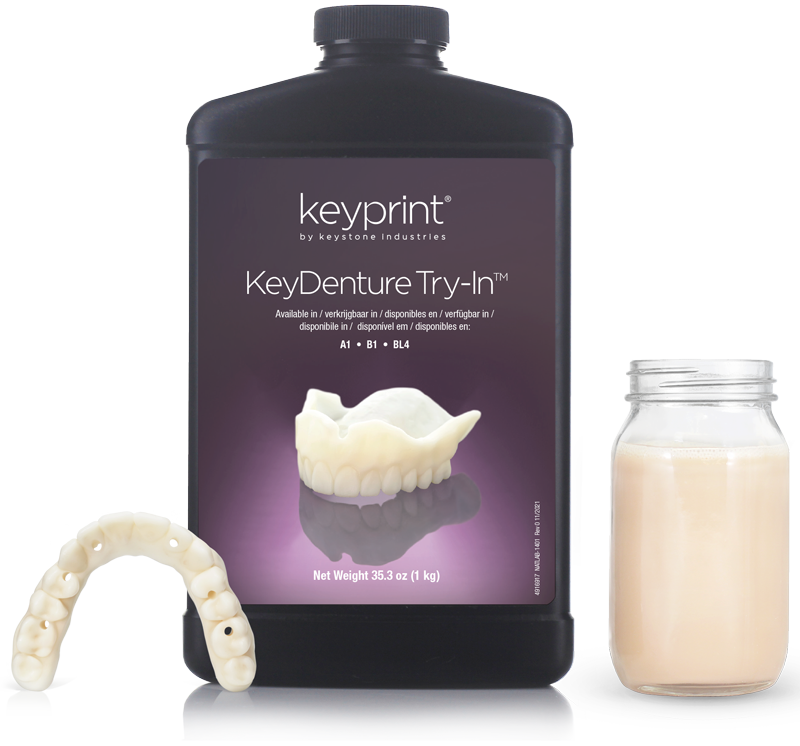 KeyDenture Try In, BL4, 1 KG – Alvy Dental