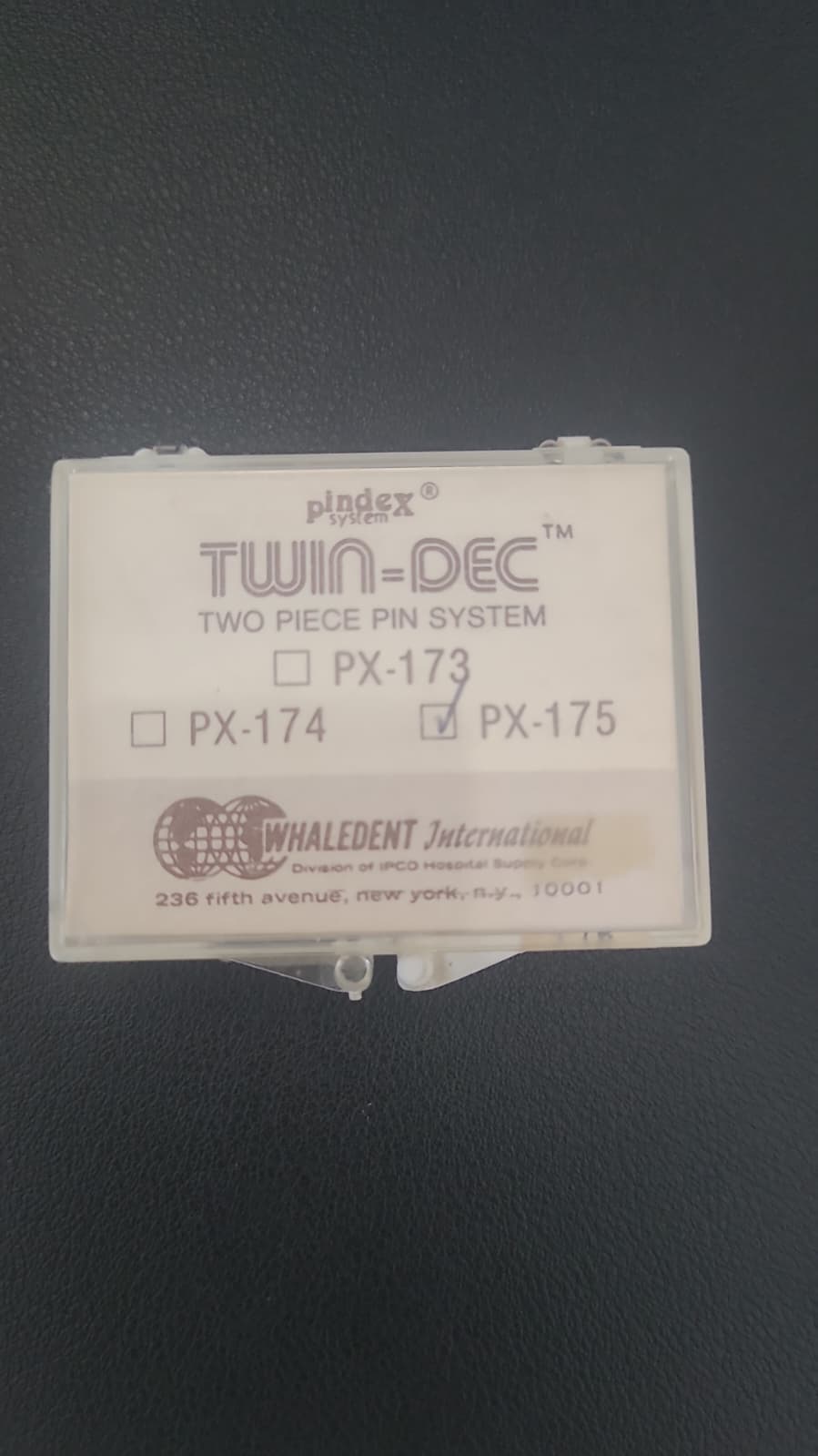 Pindex Twin-Dec Two Peice Pin System PX-175 – Alvy Dental