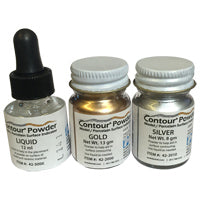 Contour™ Powder - Liquid Gold & Silver Model / Porcelain Surface Indic ...